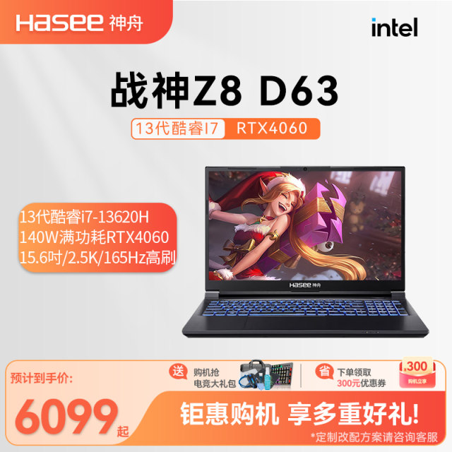 Hasee/Shenzhou Ares Notebook Z8R5/Z8/G8R9/S8D63/High-performance independent display direct ...