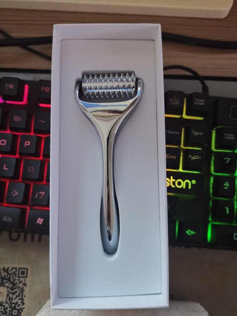 Microneedle roller press instrument metal household facial beauty and ...