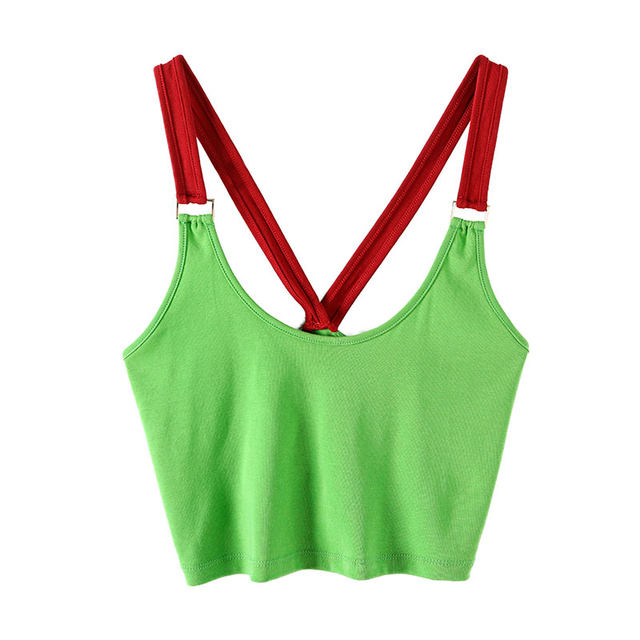 Jinggu's custom-made fat mm small camisole women's summer outer wear ...