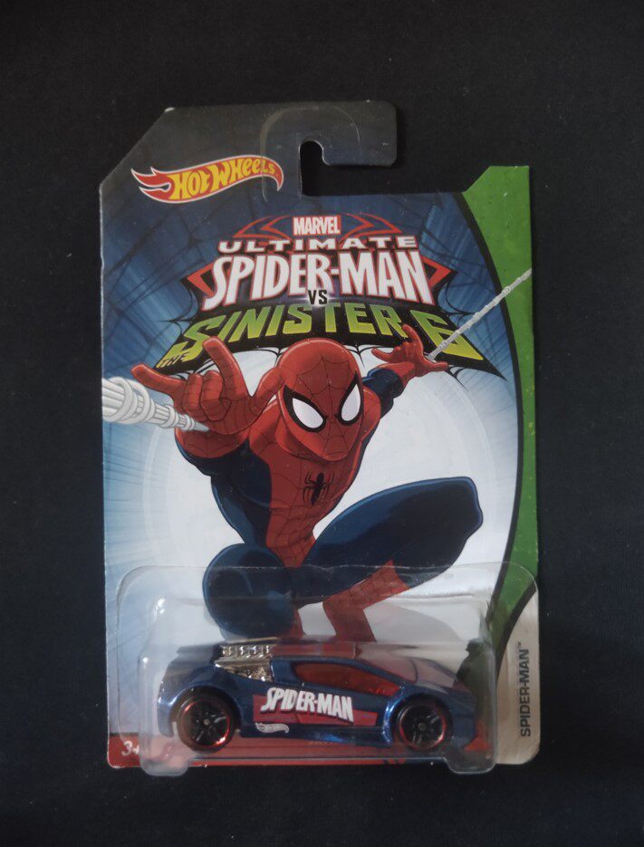 Voiture Hot Wheels Ultimate Spider-Man - Modèle en Métal Moulé Marvel CMJ79