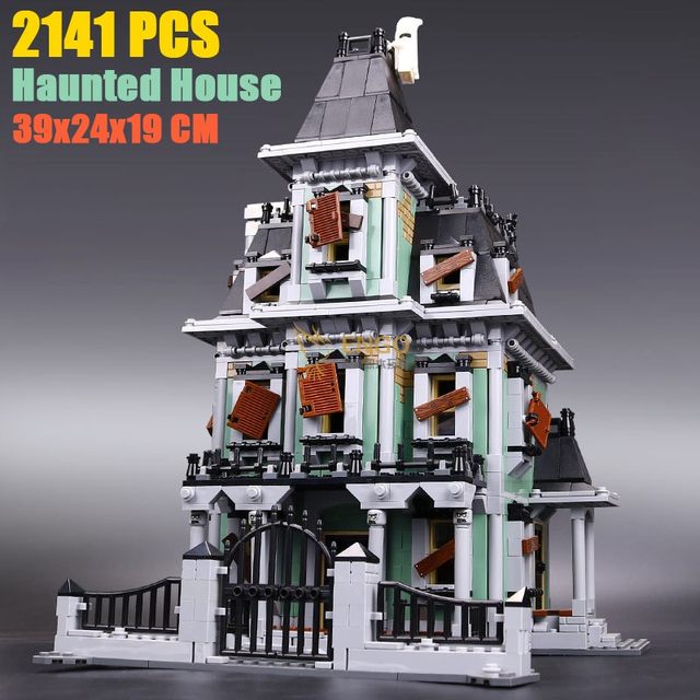 Puzzle building 10228 Street scene monster warrior horror haunted house ...