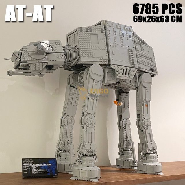 Jigsaw puzzle building 75313 Star Wars UCS adult giant ATAT walker ...