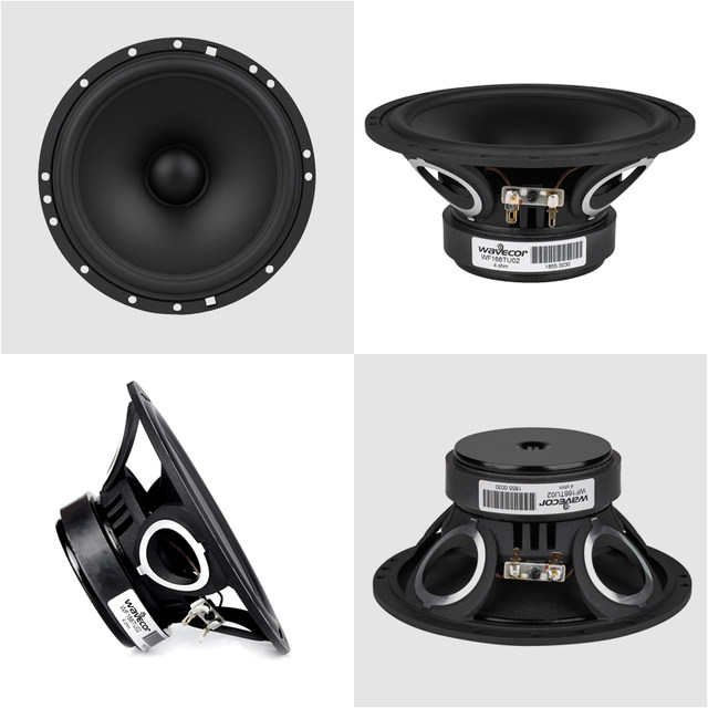 Wavecor Crystal WF166TU02 Auto Sound 6.5 -inch Midtone Stroperless ...