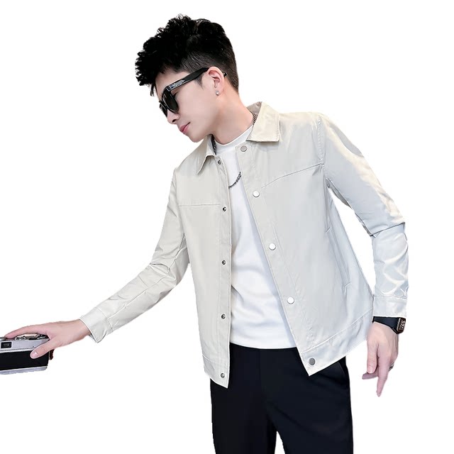 Small size men's 155 thin people short XS size slim S style 160 spring ...