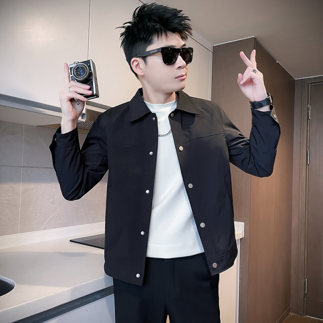 Small size men's 155 thin people short XS size slim S style 160 spring ...