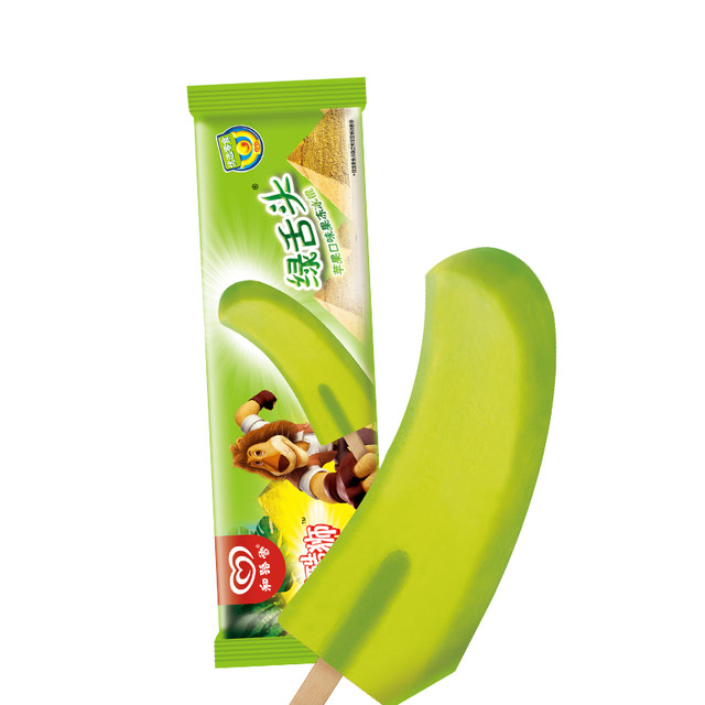 Hexuemai cool lion green tongue popsicle ice cream cold drink snow cake ...
