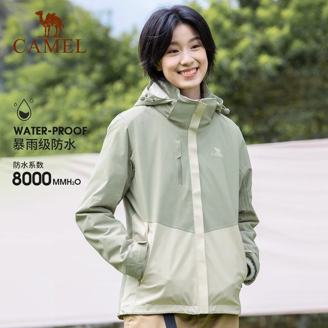 Camel Jacket Women's 2024 Autumn and Winter New Outdoor Travel Three ...