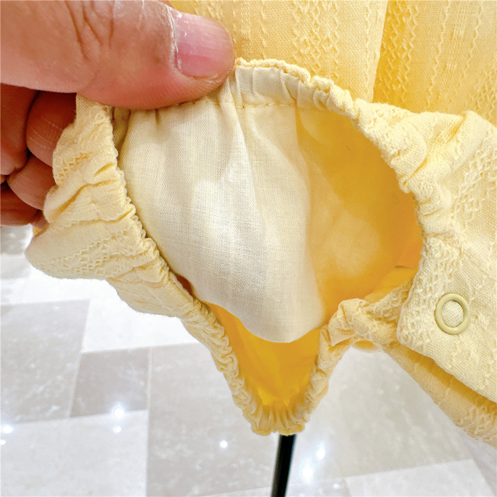 ABSORBA love treasure girl treasure yellow cute coat Korean purchasing ...