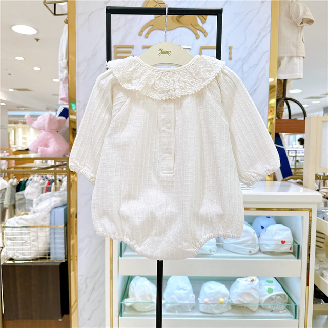 ETTOI Little Pegasus baby girl long-sleeved jumpsuit suit Korea ...