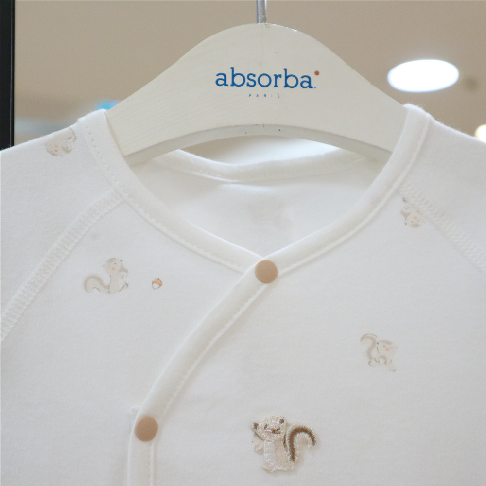 Absorba baby long-sleeved hoodie Korean purchasing 24 autumn newborn ...