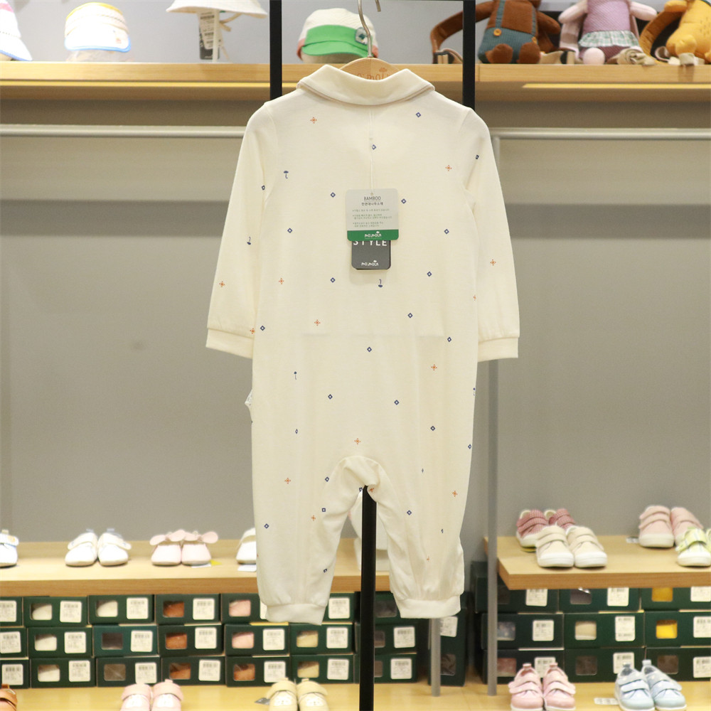 Xiaoyunduo moimoln baby comfortable long-sleeved jumpsuit Korean purchasing 24 autumn toddler ...