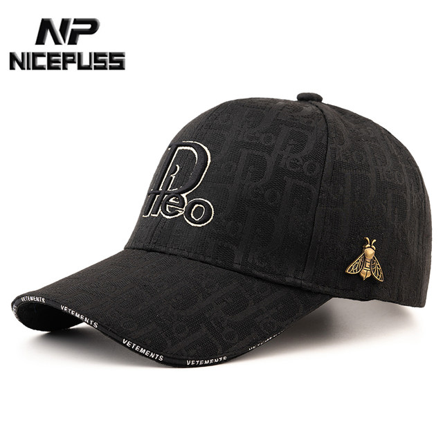 International brand hats for men, high-end peaked caps, trendy hard-top ...