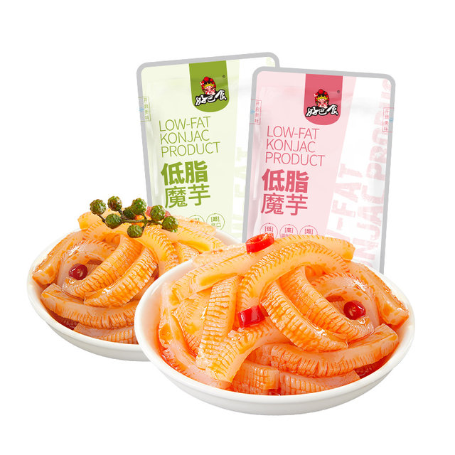Haobashi low-fat konjac refreshing konjac vegetarian hairy belly spicy ...