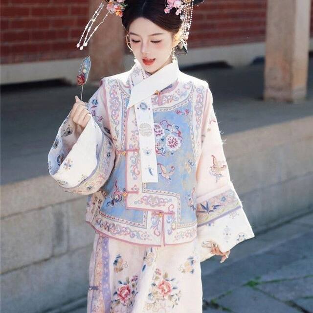 Princess Yanji Princess cheongsam palace princess two-piece travel ...