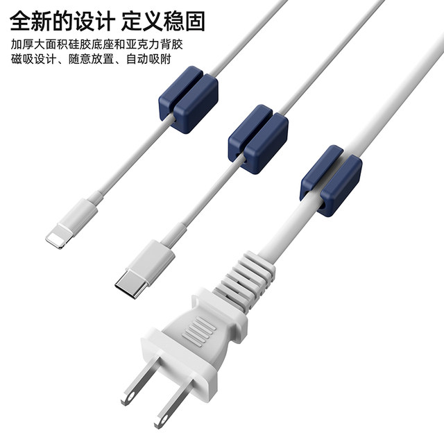 New product! Magnetic cable organizer with multiple wire diameters ...