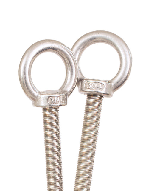 304 stainless steel eye screws extended eye bolts round ring screws ...
