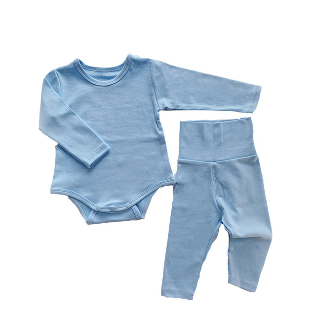 Korean version of spring clothes men and women, pure color fart clothes ...