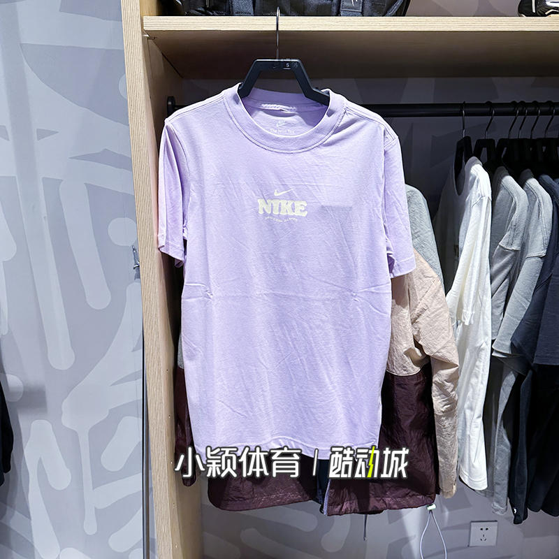 Nike耐克2024年夏季女子中长款圆领印花短袖T恤 HF6180-133-517-淘宝网
