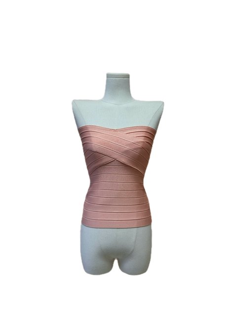 [A Peach] bandage elastic Tube Top vest sleeveless Tops