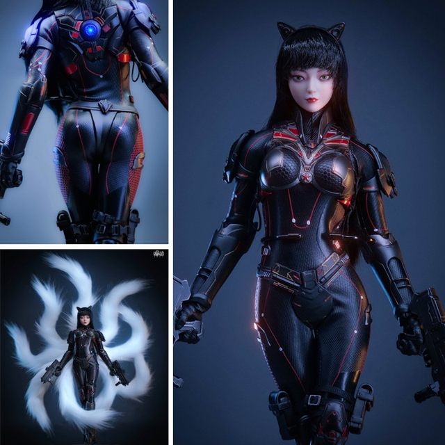 Spot super seminary 1/6 male soldier company armor model Su Xiaoli ...