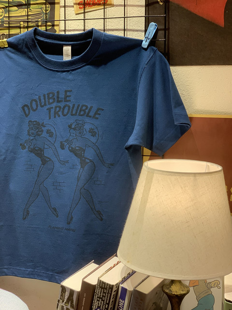 vintage ancient American retro double girl dancing pure cotton men and ...