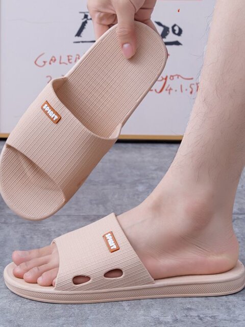 2024 new slippers for men in summer, anti-slip and anti-odor at home ...