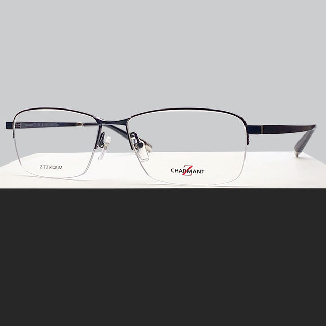 CHARMANT Chamon frame ZT27076 half-frame men's business ultra-light ...