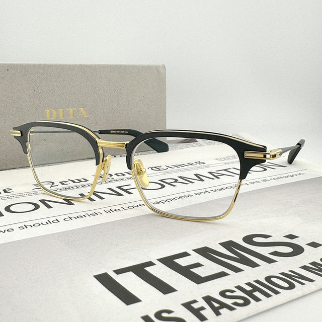 DITA Aaron Kwok's same glasses frame TYPOGRAPHER DTX142 Japanese handmade myopia optical glasses ...