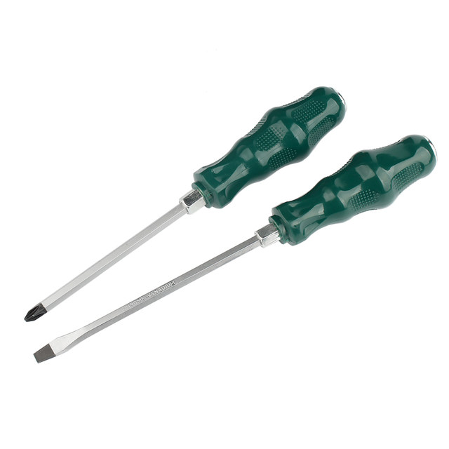 One-word screwdriver through the center of the screwdriver, cross ...