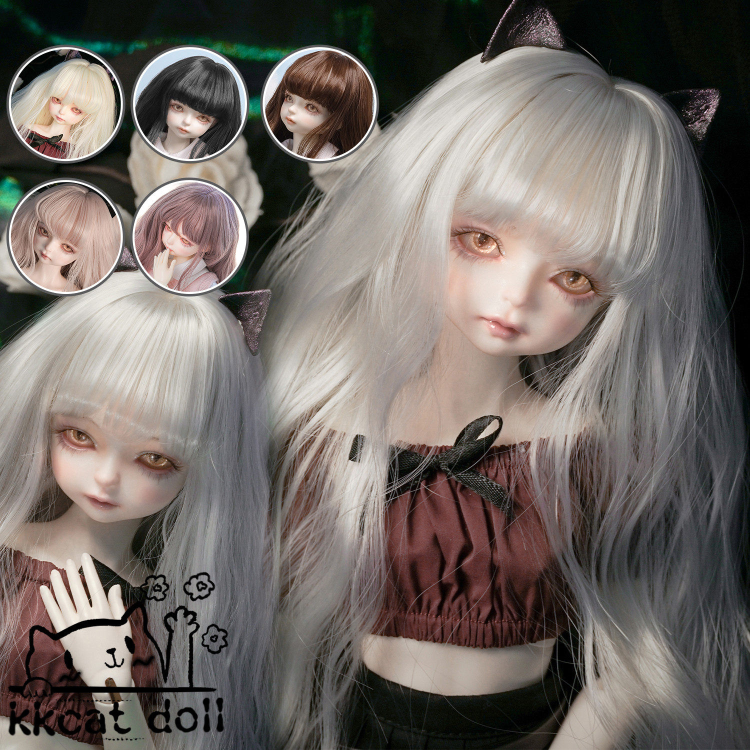 Kaka Cat KKCAT BJD Pseudo SD Doll Mao 3 points 4 points and 6 tons ...