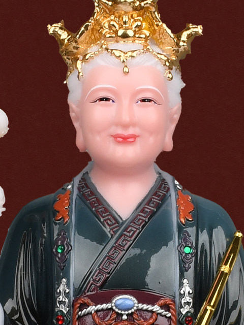 Black Old Lady Statue, White Marble Black Mother Statue, Home Worship ...