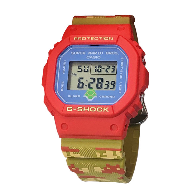 Casio 40th anniversary limited GSHOCK Iniesta co-branded small square ...