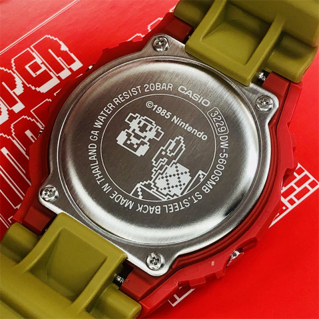 Casio 40th anniversary limited GSHOCK Iniesta co-branded small square ...