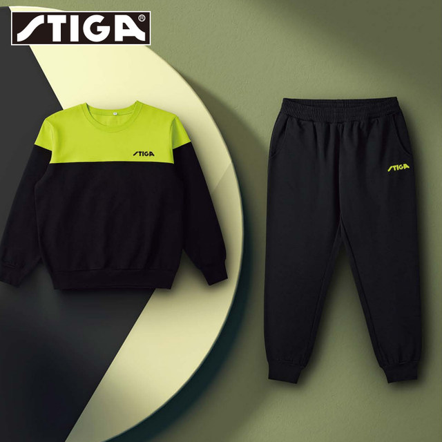 Genuine Stiga Stiga Table Table Tennis Clothing Sleeve Sweed Sweet Card ...