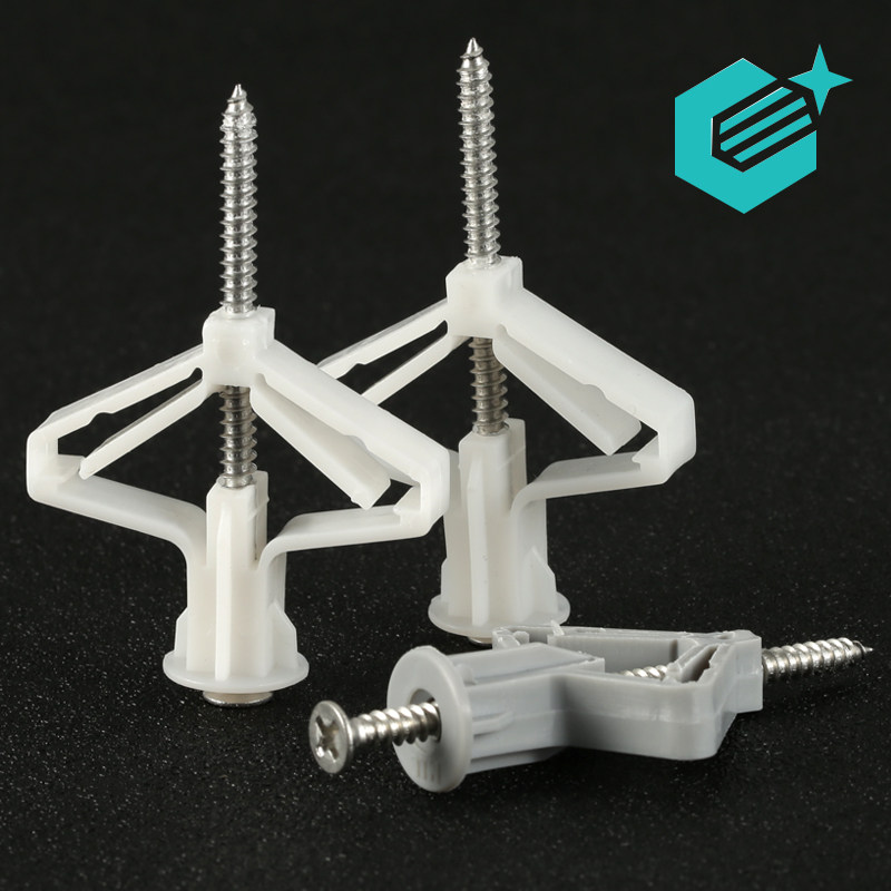 Fastening Star Hollow Wall Expansion Screws - Plastic Butterfly Plug
