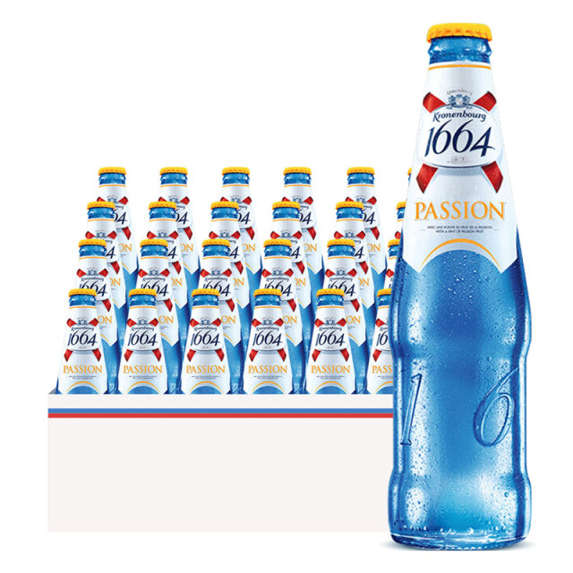 1664 Beer Passion Fruit French Style Pink/White Beer Wheat 330ml Bottle ...