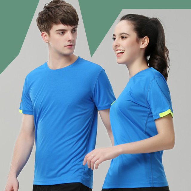 Sports quick-drying T-shirt women's short-sleeved work clothes summer ...