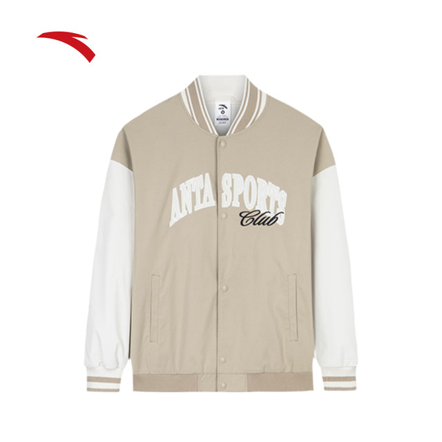 ANTA American retro baseball jacket women's new trendy loose sports ...