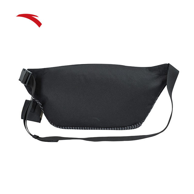 ANTA sports chest bag new men's and women's waist bag black casual ...