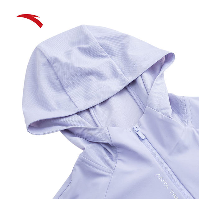 Anta Ice Silk Thin Breathable Sports Hooded Jacket Women's Autumn New ...
