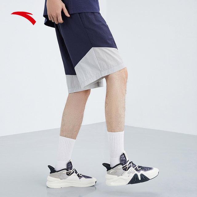 Anta ice silk shorts men's summer woven casual casual pants loose ...