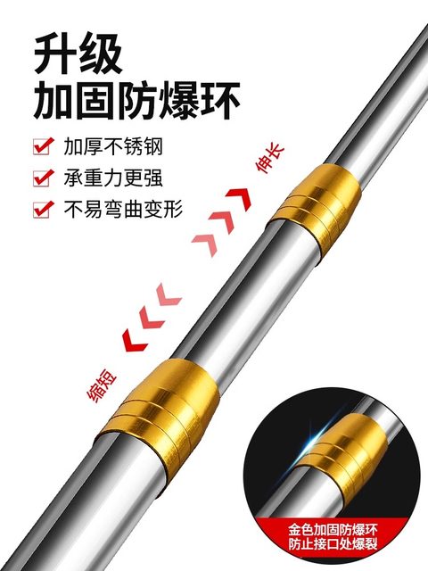 Fruit picking rod at high altitude picking rods and retractable sub -nets.