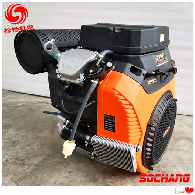 Lifan's original new engineering machine small dual cylinder four rushes 2V80F-2A/27hp gasoline ...