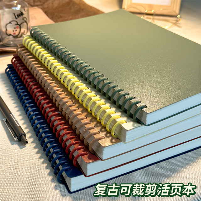 Loose-leaf notebook book with removable buckle loose-leaf book, good ...