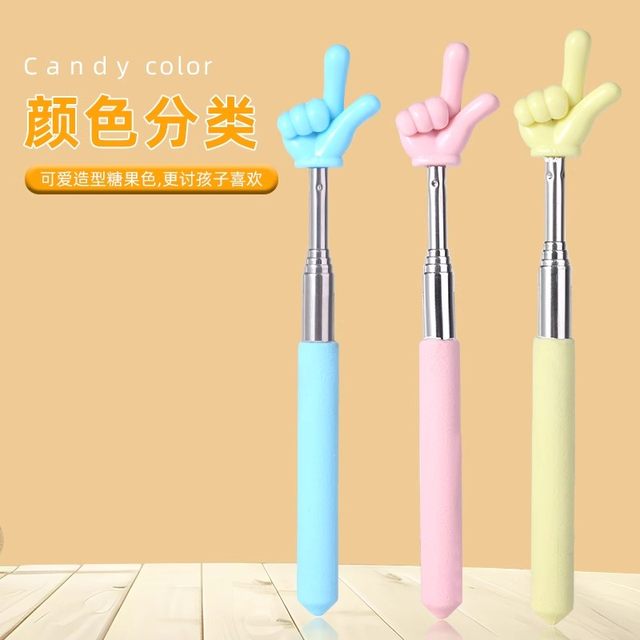 Retractable teaching rod finger reading rod finger stick teaching rod ...