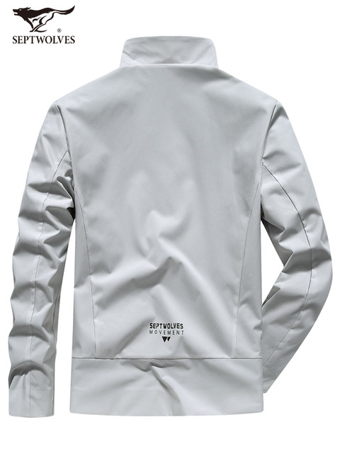 Septwolves Men's Jacket Autumn and Winter New arrival Fleece-lined ...