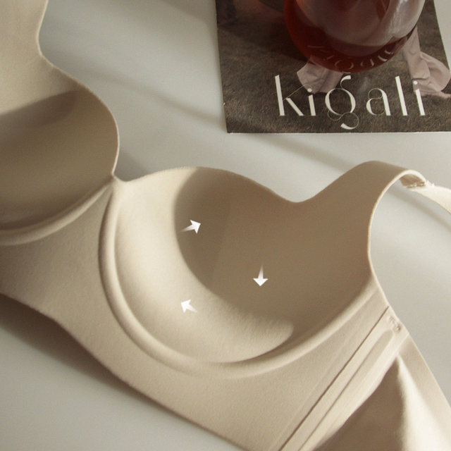 W small breasts look bigger all-in-one seamless push-up cup for flat ...