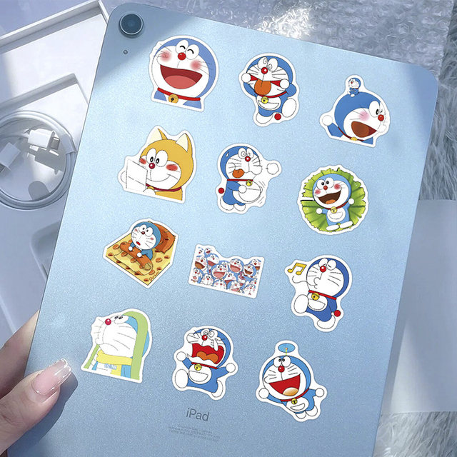 Doraemon Doraemon Sticker Blue Fat Man Cartoon Cute Character Girl ...