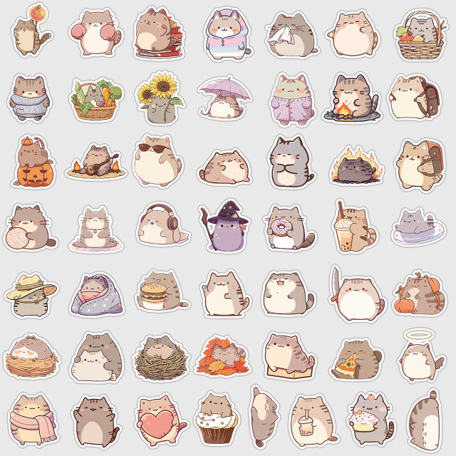 Pug Sticker Puppy Pug Dog Hapi Cartoon Cute Children Sticker Pattern ...