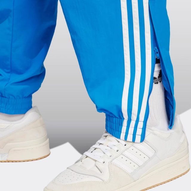 Adidas clover men's sports loose casual retro wear woven trousers ...